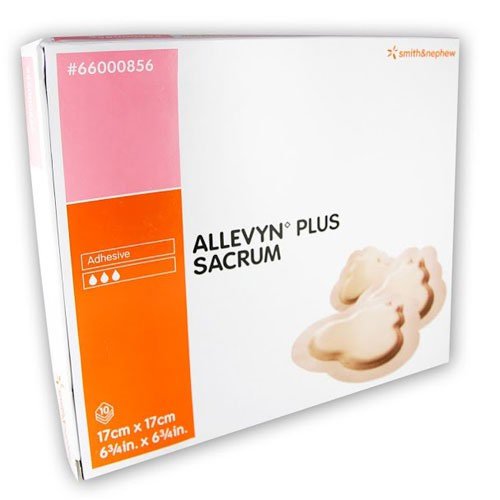 Allevyn Plus Adhesive Sacrum Sacral dressing (Pack of 10) : Amazon.co ...
