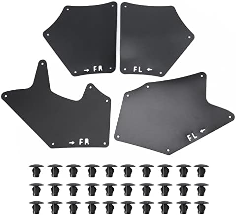 Amazon.com: Splash Guards for Fender Liner Shields with Clips Retaining ...