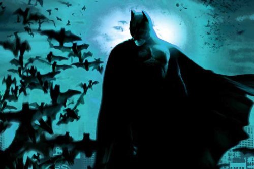 Art Emporio 'Batman Begins Blue' Poster (Poster Paper, 40.64 cm x 60.96 ...