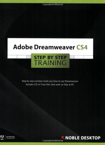 Adobe Dreamweaver CS4 Step by Step Training: Noble Desktop: 9781934624067: Amazon.com: Books