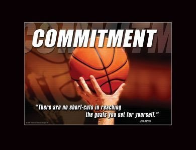 Basketball Motivational Poster-Commitment - Amazon.com Music