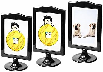 Amazon.com - ALBEN Double Sided Standing Picture Frames - (Black, 4 ...