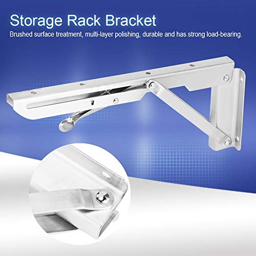 Folding Bracket 10 Inch Stainless Steel K Type Triangular Folding Shelf ...