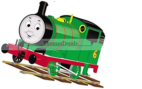 Amazon.com: מדבקת קיר 12.7 ס"מ פרסי מספר 6 The Small Engine Green ...