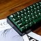 Amazon.com: 114 Keys Doubleshot Keycaps Cherry Profile Green ...