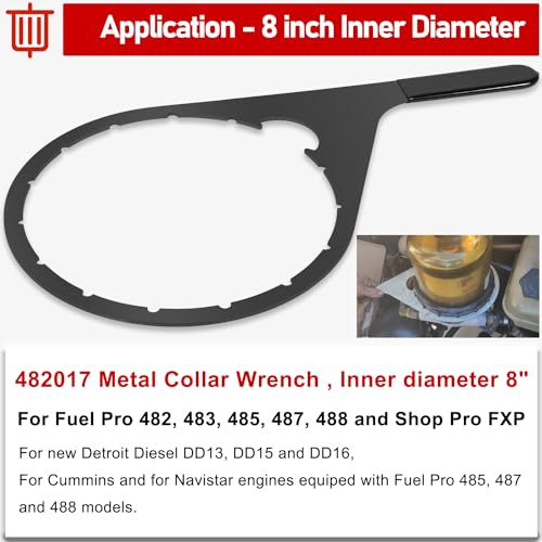 8" 482017 Fuel Filter Collar Vent Cap Wrench Metal For Davco Fuel Pro ...