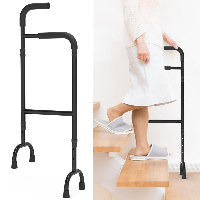 Amazon.com: Stair Climbing Assist Cane Step Helper Adjustable Stair ...