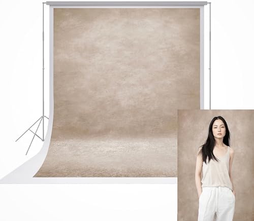 Amazon.com : UrcTepics 6x8ft Professional Beige Portrait Backdrop Khaki ...