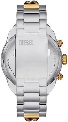 Amazon.com: Diesel Men's 49mm Spiked Quartz Stainless Steel Chronograph ...