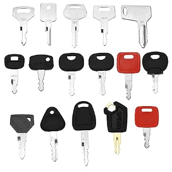 SG Store 16PCS Ignition Starter Key Set RE183935 K250 787 68920 F900 ...