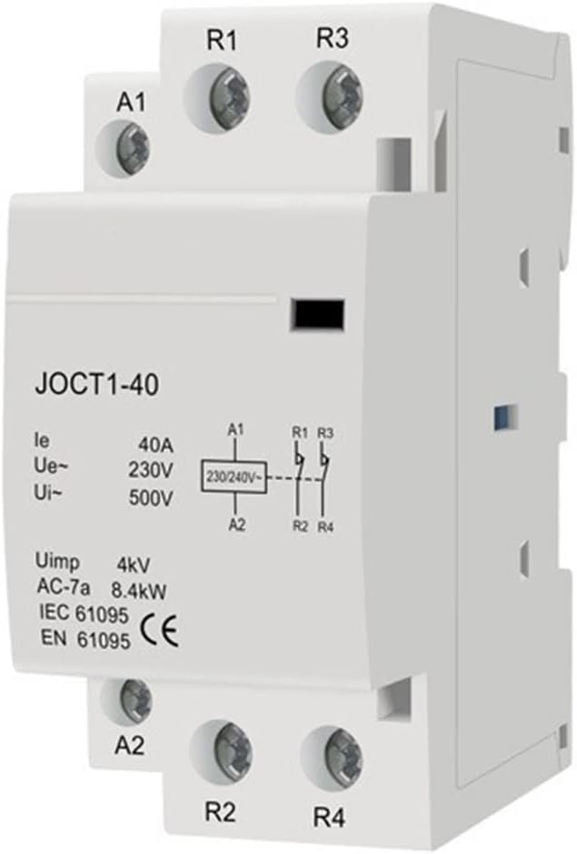 Amazon.com: AHAFEI Contactor 2p 32a 40a 63a 220v/230v 50/60hz Din Rail ...