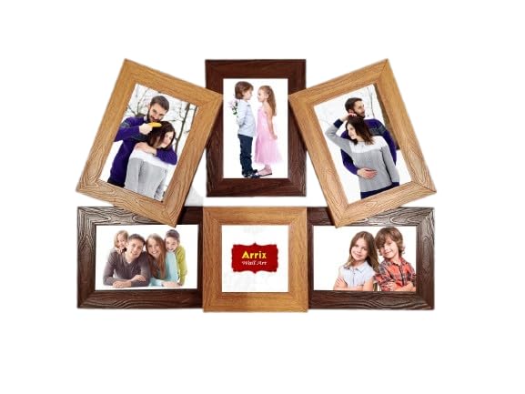 Arrix Joined Wall Photo Frames Wall Hanging photo Frames 6 Frames M.No ...