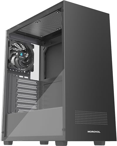 Amazon.com: Rosewill ATX Case, Mid Tower Case with Blue LED Fan/Gaming ...