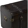 Amazon.com: Deco 79 Wooden Decorative Trunk Nesting Upholstered ...