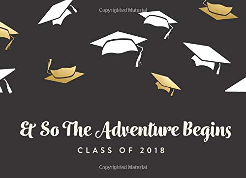Amazon.com: And So The Adventure Begins, Class Of 2018: Graduation ...