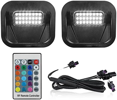RGB Tailgate Step Light Multicolor Flexible LED Truck Bed Lamp Kit ...