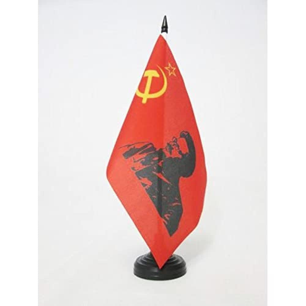 Amazon.com: USSR with Trotsky Table Flag 5'' x 8'' - Soviet Union ...