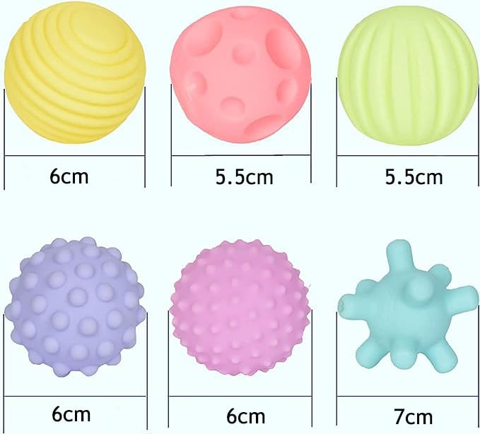 Tactile Sensory Ball, Textured Grasping Ball, Color Recognition ...