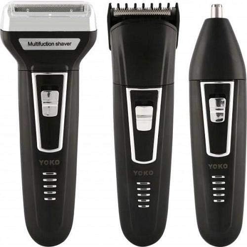Yoko 3in1 Rechargable shaver hair clipper nose trimmer : Buy Online at ...