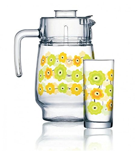 Buy Luminarc Glass Glasses With Jug Set - 6 Pieces, Clear, 270 ml, 1600 ...