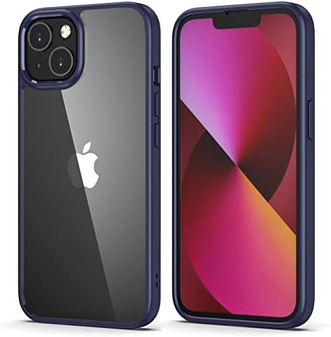 BOUNCEBACK Transparent Back Cover Case for Apple iPhone 13 - (Rubber ...