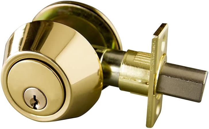 Amazon.com: Keyed Entry Door Deadbolt with One Keyed Side and Twist ...