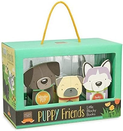 Amazon.com: Kathy Ireland 3-Piece Lil Blocky Books Set, Puppy Friends ...