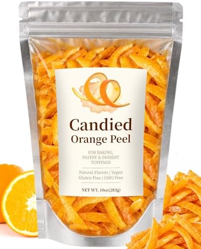 Amazon.com: 10oz Candied Orange Peel Slices - Orange Peel Strips ...