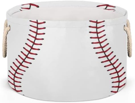 Amazon.com - Clastyle Simple Baseball Grey Shelf Basket for Bedroom ...