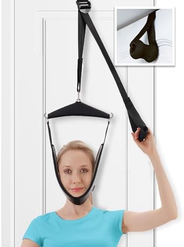 Amazon.com: Cervical Neck Traction Device for Home Use Over The Door ...