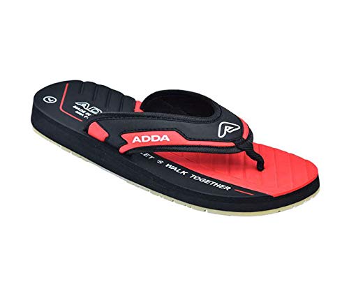 Buy ADDA Stylish & Comfortable Flipflops/Slippers for Men (Black) at ...