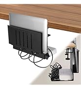 Amazon.com: LUKETURE Desk Side Storage, Under Desk Laptop Holder, 2 ...