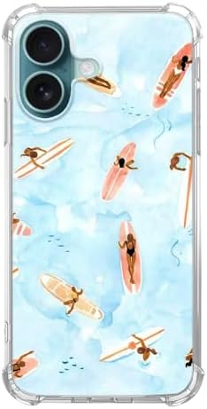 Amazon.com: Rambulgkt Summer Aesthetic Surf Case Compatible with iPhone ...