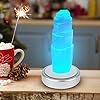 YWNYT 2 Pcs LED Display Base, USB Display Stand Colorful LED Light Base ...