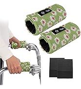 Amazon.com: Universal Walker Hand Grip Padded Covers Non-Slip Cushion ...