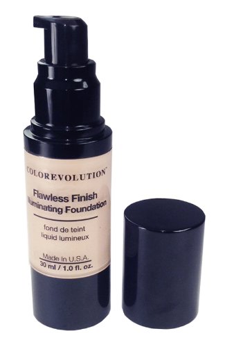 Amazon.com : Colorevolution 100% Natural Mineral Liquid Foundation, L1 ...