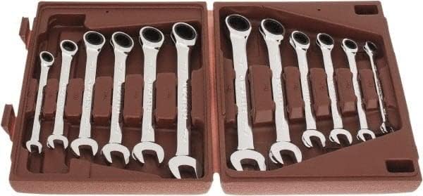 Paramount 12 Piece Metric Ratcheting Reversible Combination Wrench Set ...