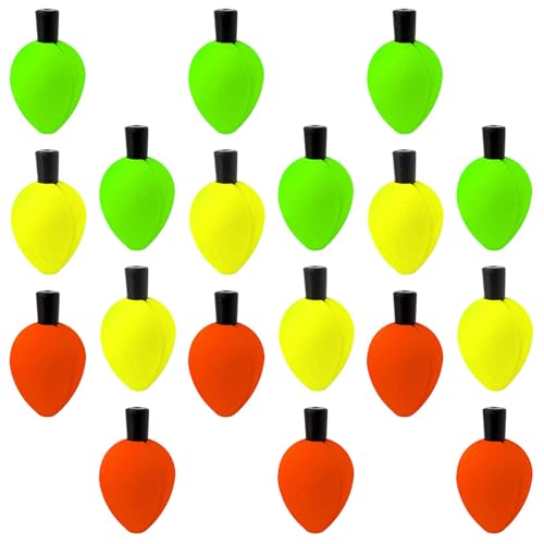 Uqezagpa 18pcs Floating Bobbers Indicators Fishing Bobbers for ...