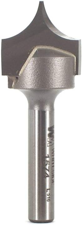 Whiteside Router Bits 1574 Point Cutting Round Over Bit with 3/8-Inch ...