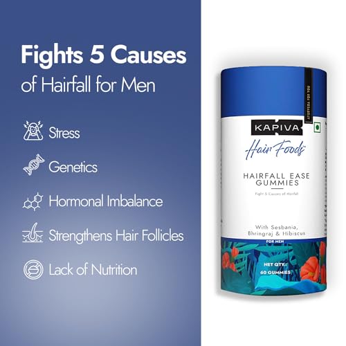 Kapiva Hair Gummies For Hair Growth | With 12500 Mcg Of Natural Source ...