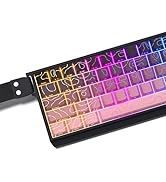 Amazon.com: dagaladoo PBT keycaps,Black Topographic keycaps 60 75 ...