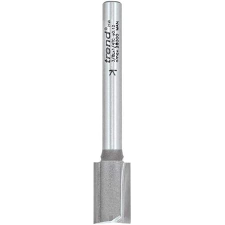 Trend Professional 1/4" Shank Straight Router Cutter Bit-Ref: 3/8LX1 ...