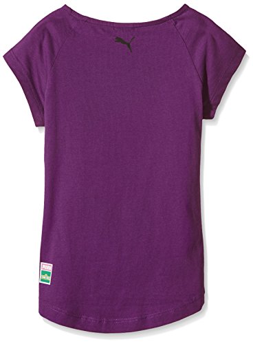 Puma Girls' T-Shirt (83672227_Imperial Purple_140), 9 years-10 Years ...