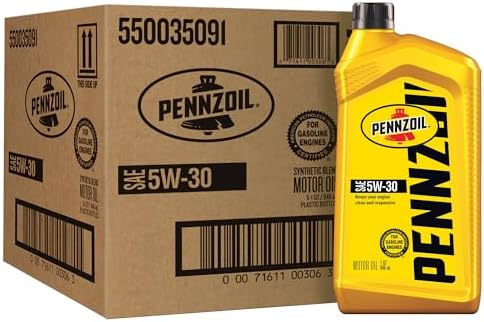 Amazon.com: Pennzoil Platinum Full Synthetic 5W-30 Motor Oil (1-Quart ...