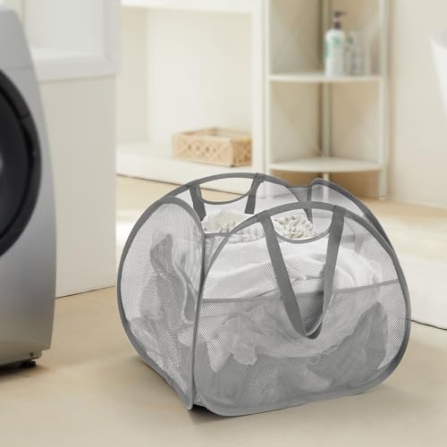 Amazon.com: Collapsible Laundry Baskets, 90L Large Foldable Laundry ...