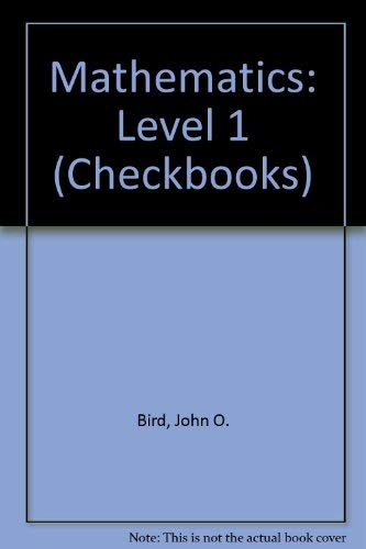 Mathematics 1 checkbook (Butterworth's "check-book" series ...