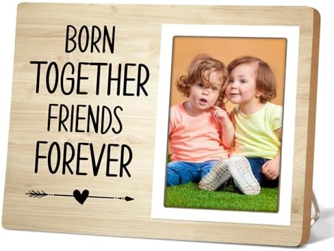 Amazon.com - Itsoly Twin Baby Picture Frame, Gift for Dad Mom Of Twins ...