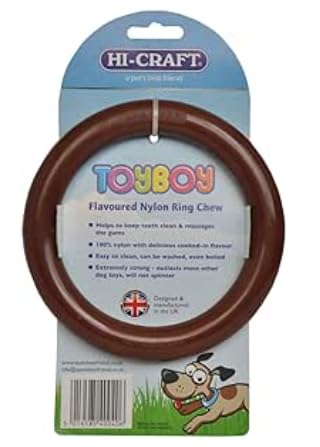Hi Craft Dog Chew Flavoured Nylon Jumbo Bone (Chocolate Ring) – BigaMart