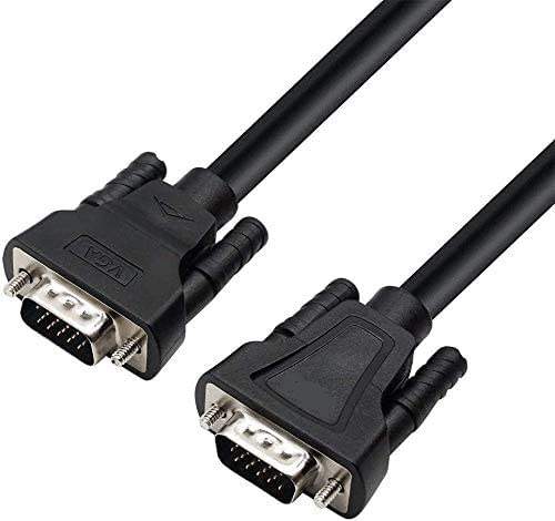 AdzMozi® VGA to VGA Connector Cable | Black, 1.5 metre Long, Flexible ...