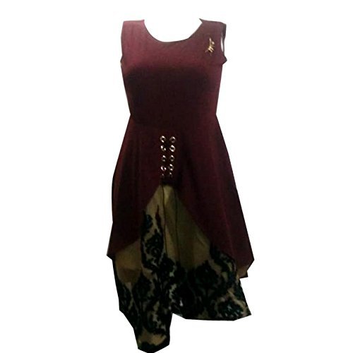 Buy Twister Other Kurta (Short One Piece Mehrun_Red_Medium) at Amazon.in